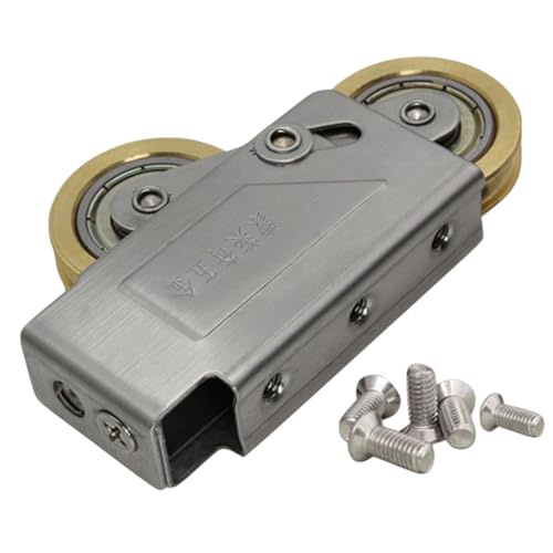 Uonlytech Bearings Door and Window Pulley Patio Door Rollers Metal ...