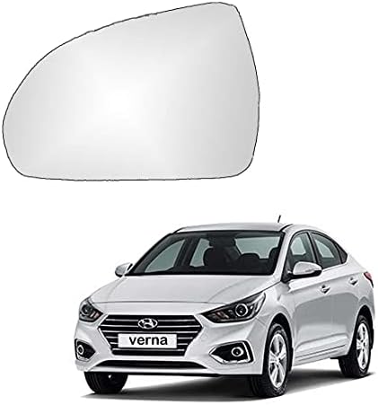 MACZO - orvm Left (Passenger) Side Rear View Mirror Glass for Hyundai ...