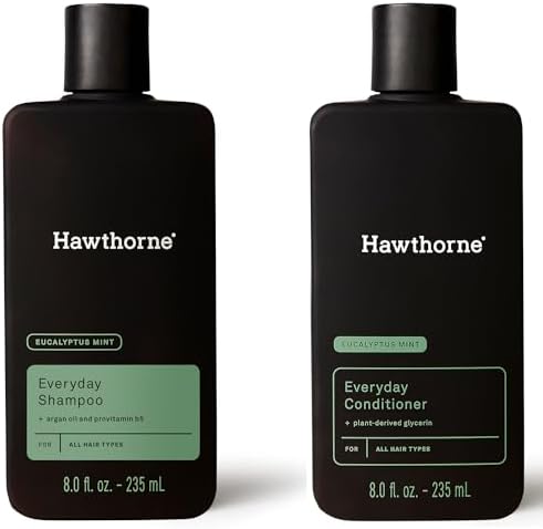 Amazon.com : Hawthorne Men's Everyday Shampoo and Conditioner Set. For ...