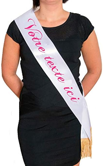 FlockAvenue Echarpe de Miss personnalisée, personnalisable | FABRIQUÉ ...