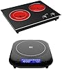 Amazon.com: GIHETKUT Single Induction Cooktop,1800W 110V Single Burner ...