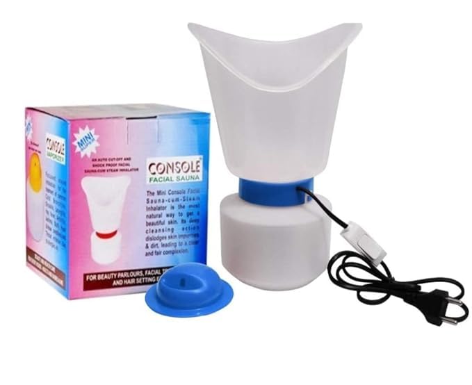 Console 2 in 1 Steam Inhaler Vaporizer Facial Sauna - Gray - Facial ...