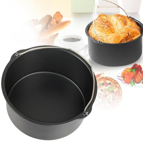Amazon.com: Air Fryer Cake Pan, Nonstick Baking Pans Barrel Air Fryer ...