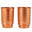 Amazon.com: HEALTHANDWEALTH Pure Copper Drinking Cups - Ayurvedic ...