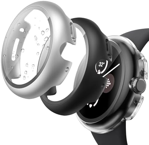 Amazon.com: Fintie Hard Case Compatible with Google Pixel Watch 3/2 / 1 ...