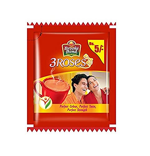 Brooke Bond, 3 Roses Dust, 7g Poly - : Amazon.in: Grocery & Gourmet Foods