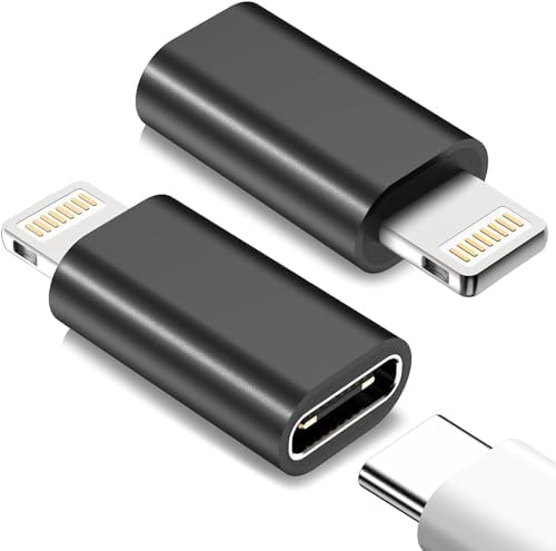 Lightning Male to USB C Female Adapter, Type C to IOS Adaptor OTG ...