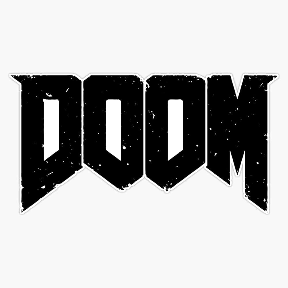 Amazon.com - Doom - Retro - Cacodemon Bumper Sticker Window Vinyl Decal 5"