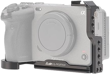 Amazon.com : FocusFoto FX3/FX30 Camera Cage with Cold Shoe, 1/4" Thread ...