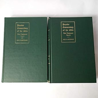 Popular Commentary Of The Bible Old Testament 2 Volumes Paul Kretzmann