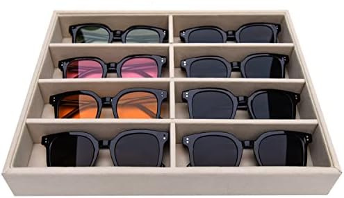 Amazon.com: 10 Grids Sunglass Box, Modern Glasses Organizer Eyeglass ...