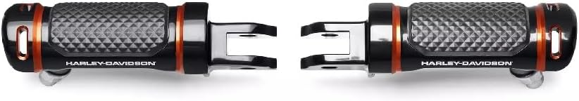 Amazon | ハーレー純正 ADVERSARY フットペグ ブラック/オレンジ ライダー用 ソフテイル レボリューション 50502255 ...