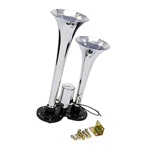 Whitleys Air Horn Dual Trumpet Super Loud 150db 12/24V Compressor Set Car Truck Train : Amazon ...