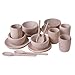 Children's Wooden Tea Set - Play Kitchen Accessories Set - Pretend Role ...