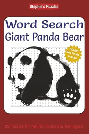 Word Search Giant Panda Bear: Easy-to-read word search puzzles all ...