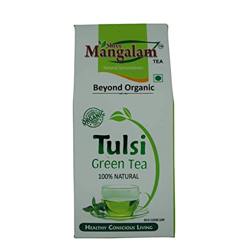 Shree Mangalam Tulsi Green Tea 50gm : Amazon.in: Grocery & Gourmet Foods