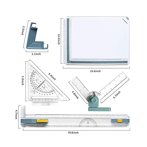 Jinsihou A3 Drawing Board Set Inch System 50 * 36.5cm Technical ...