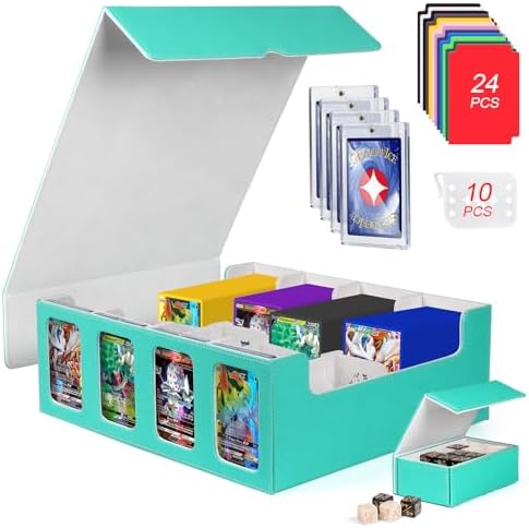 Amazon.com: GEAoffice Trading Card Storage Box for 3200+ Cards With ...