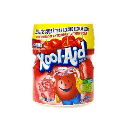 Kool Aid Cherry Tub 19 OZ (538g) - 1 : Amazon.co.uk: Grocery
