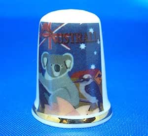 Amazon.com: Birchcroft Porcelana China dedal coleccionable - Serie de ...