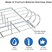 Amazon.com: Extra Long Stainless Steel Rib Rack for Smoking and ...