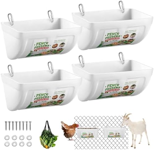 Amazon.com : APRICOCK Chicken Feeder Waterer, Goat Feeder - 3 Pack, 5.5 ...