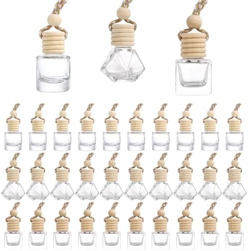 Amazon.com: DMuuuDM 50 Pcs/Set,8ml Hanging Car Air Freshener Diffuser ...
