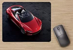 Amazon.com : Tesla Roadster 2020 Mouse Pad, Printed Mousepad : Office ...