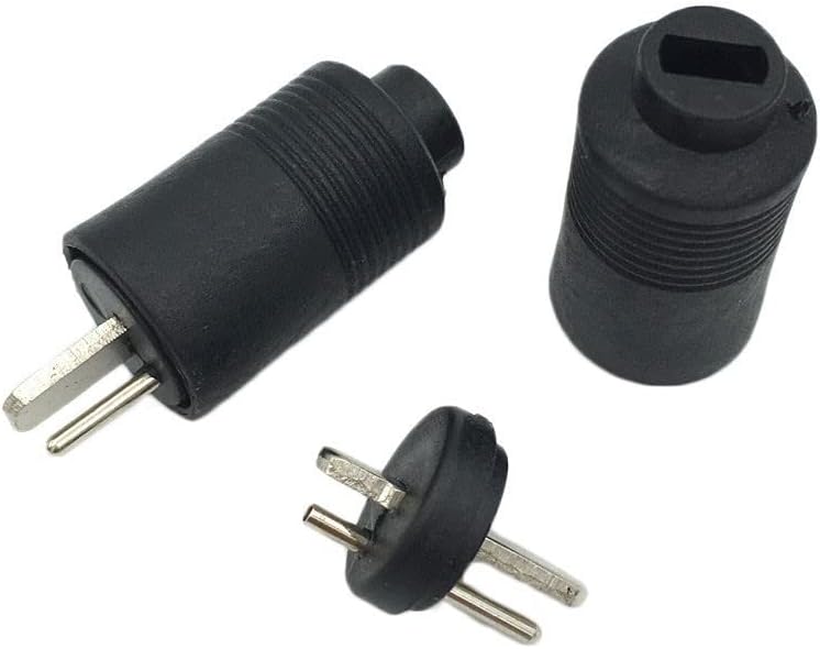 Amazon.com: Automecs Tech 5Pairs 2 Pin DIN Male + Female Speaker Plug 2 ...