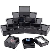 Amazon.com: BENECREAT 36 Pack Gemstone Display Box Acrylic Diamond Case ...