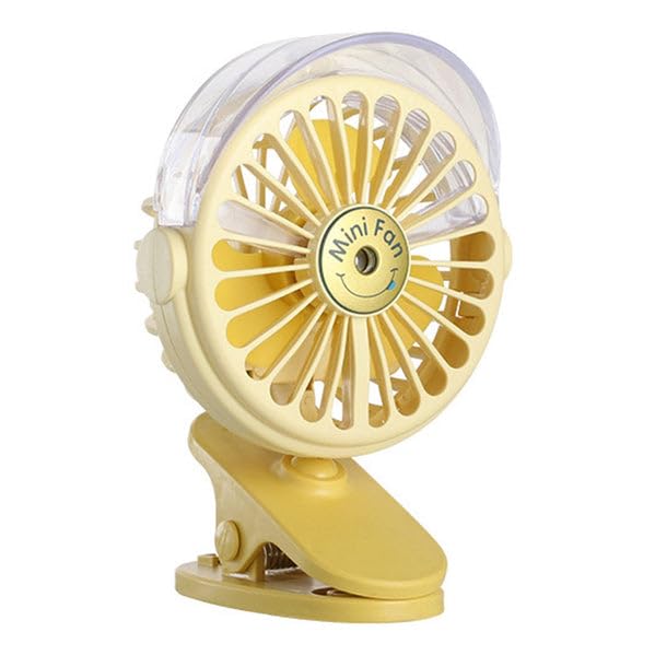 Xonyx CLIP DESK FAN WITH SMALL SPRAY BOTTLE, PORTABLE WIND DESKTOP ...