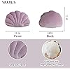 Amazon.com: YRXRUS Shell Pillow - Light Purple Seashell Shaped Accent ...