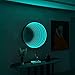 Tunnel Mirror Light Cool Gaming Desk Futuristic Decor Lamp, Cool RGB ...