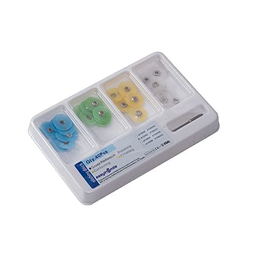 Amazon.com: Dental Composite Finishing Polishing Discs Metal Bush Stem kit&sMandrel Polishing ...