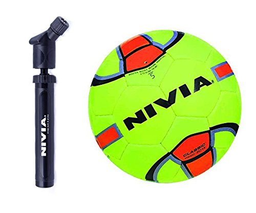 Buy Nivia Combo Pack of Football with Pump Online at Low Prices in ...
