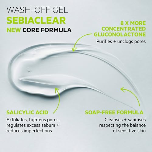 SVR SEBIACLEAR Foaming Face & Body Cleansing Gel for Oily, Acne-Prone ...