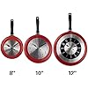 Amazon.com: Wall Clock, 10 inch Metal Frying Pan Kitchen Wall Clock ...