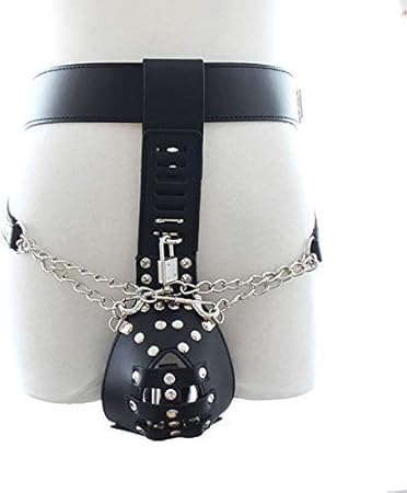 Amazon | 貞操帯 + バイブアナルプラグ 男性用 PU SM拘束具 バイブレーター ボンテージ 下着 パンツ ペニス拘束 縛り コックロック 貞操帯ベルト 南京錠付き アダルトグッズ ...