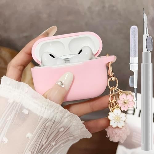Amazon.com: Cute Pink Case for Airpods Pro 2/1 Cover for Girl Women ...