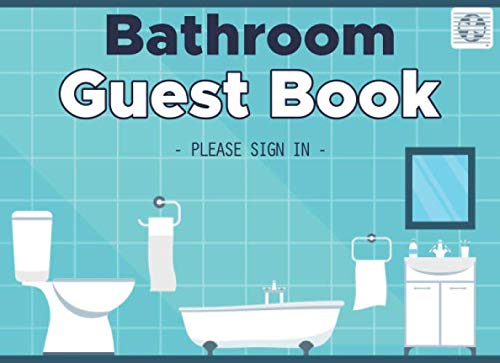 Bathroom Guest Book: Funny Humorous Housewarming Gift for New Home ...