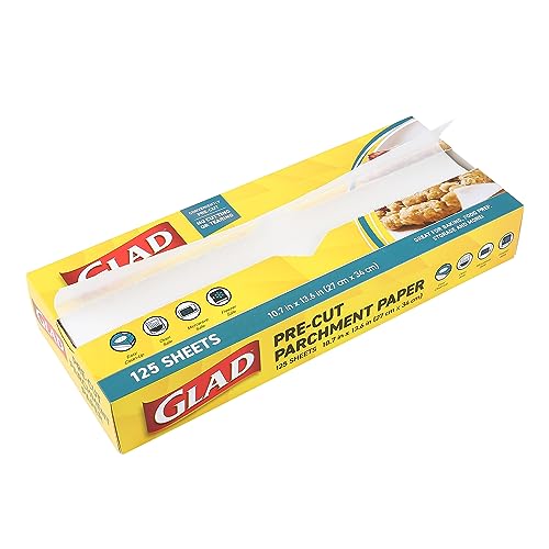 Snapklik.com : Glad Pre-Cut Parchment Paper For BakingPre-Cut Baking Paper