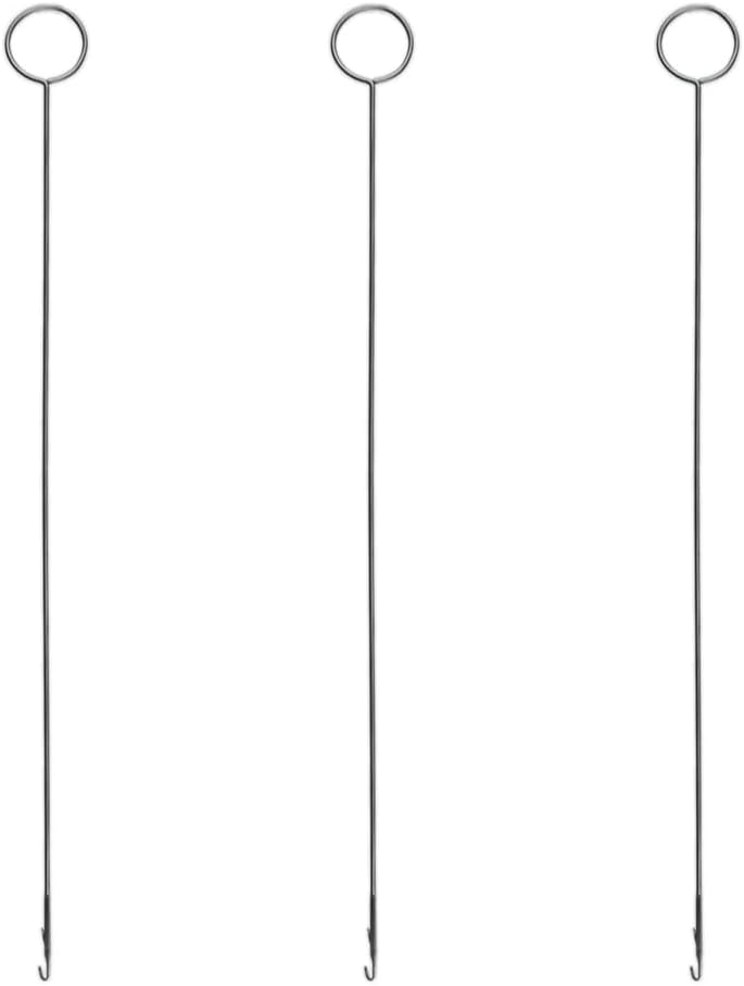 Amazon.com: HAHIYO 3Pcs 10.5inches Stainless Steel Drawstring Threader ...