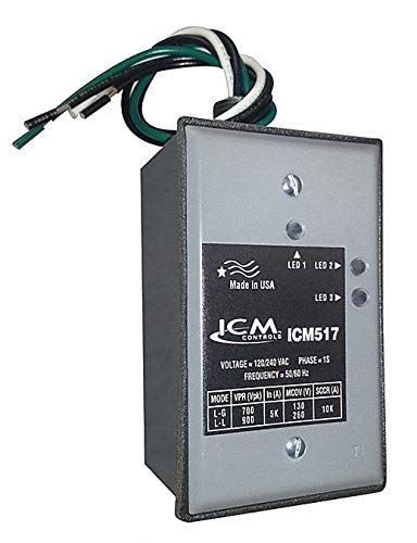 Amazon.com: ICM 1 Phase Surge Protection Device, 120/240VAC Delta ...