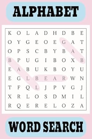 Amazon.com: Alphabet Word Search Puzzle Book: Word Searches with Easy ...