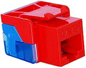 Amazon.com: ICC - CAT5JACK-RD Category 5 Modular Connector Jack 8 ...