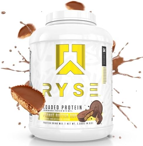 Amazon.com: Ryse Loaded Protein Vanilla Peanut Butter | 24-25g Premium ...