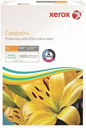 Xerox 160gsm A3 Colotech Plus Paper - White (Pack of 250) : Amazon.co ...