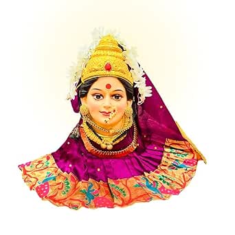 Buy PUNYATVA Kalash Paithani Saree (Pink) /Mata Rani Poshak for ...