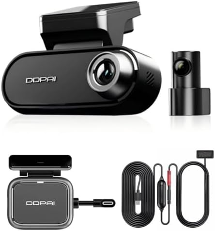 DDPAI N5 Dual Radar IA + OBD Kit Câmera Veicular Frontal/Traseira 4K ...