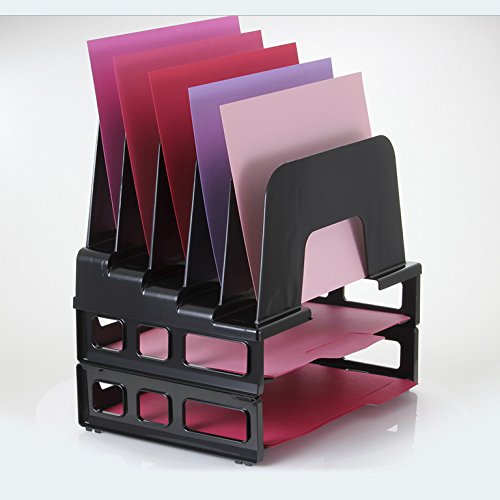 Snapklik.com : Officemate Incline Sorter, 2 Trays, 5-Compartments ...